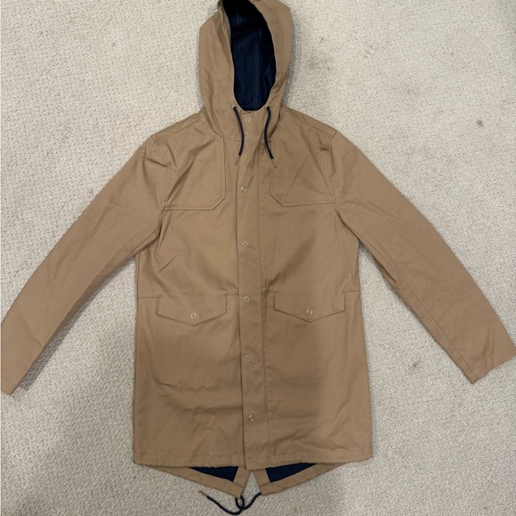 Topman | Jackets & Coats | Topman Tan Raincoat | Poshmark